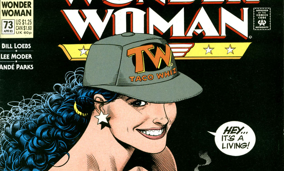 Wonder Woman – Superheroes Eating Food