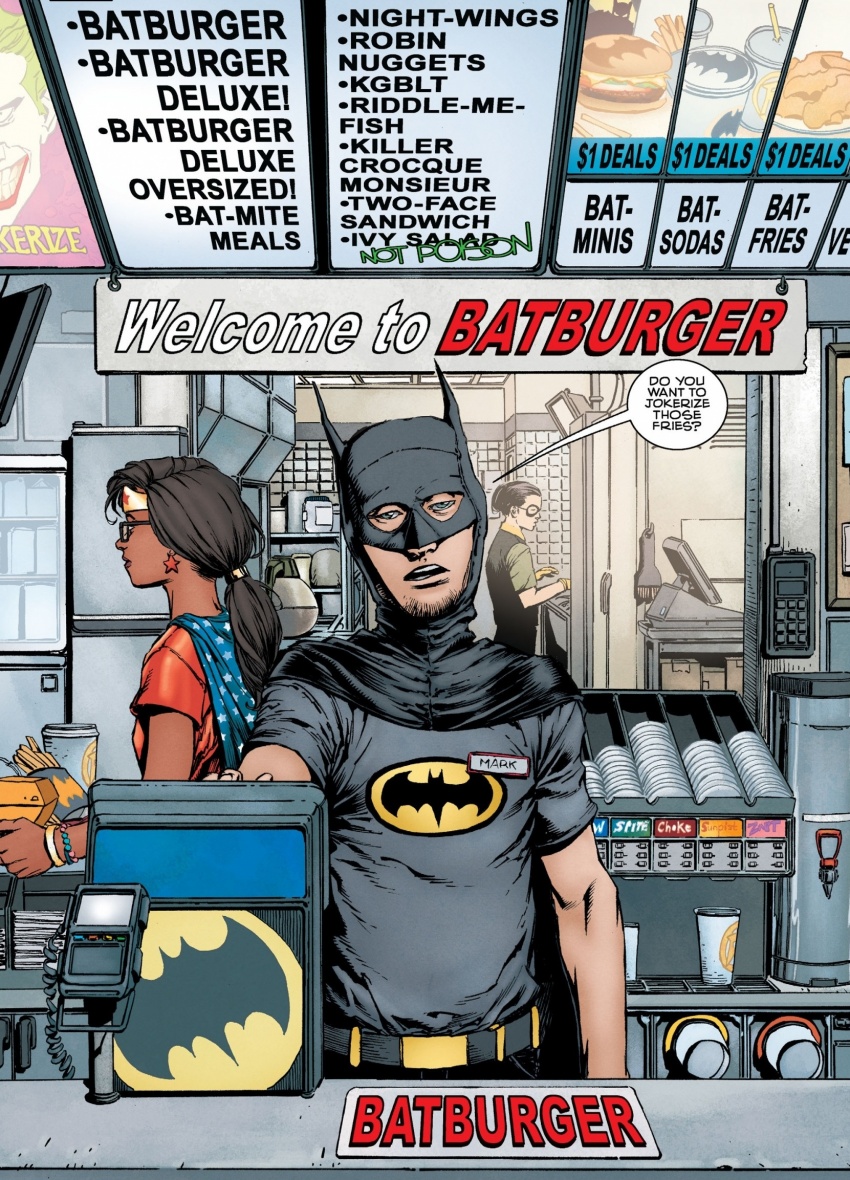 Do you want to Jokerize those fries? – Superheroes Eating Food