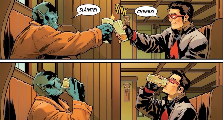 Peter Parker chooses the hot dog – Superheroes Eating Food