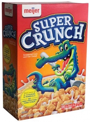 Meijer Super Crunch Cereal – Superheroes Eating Food
