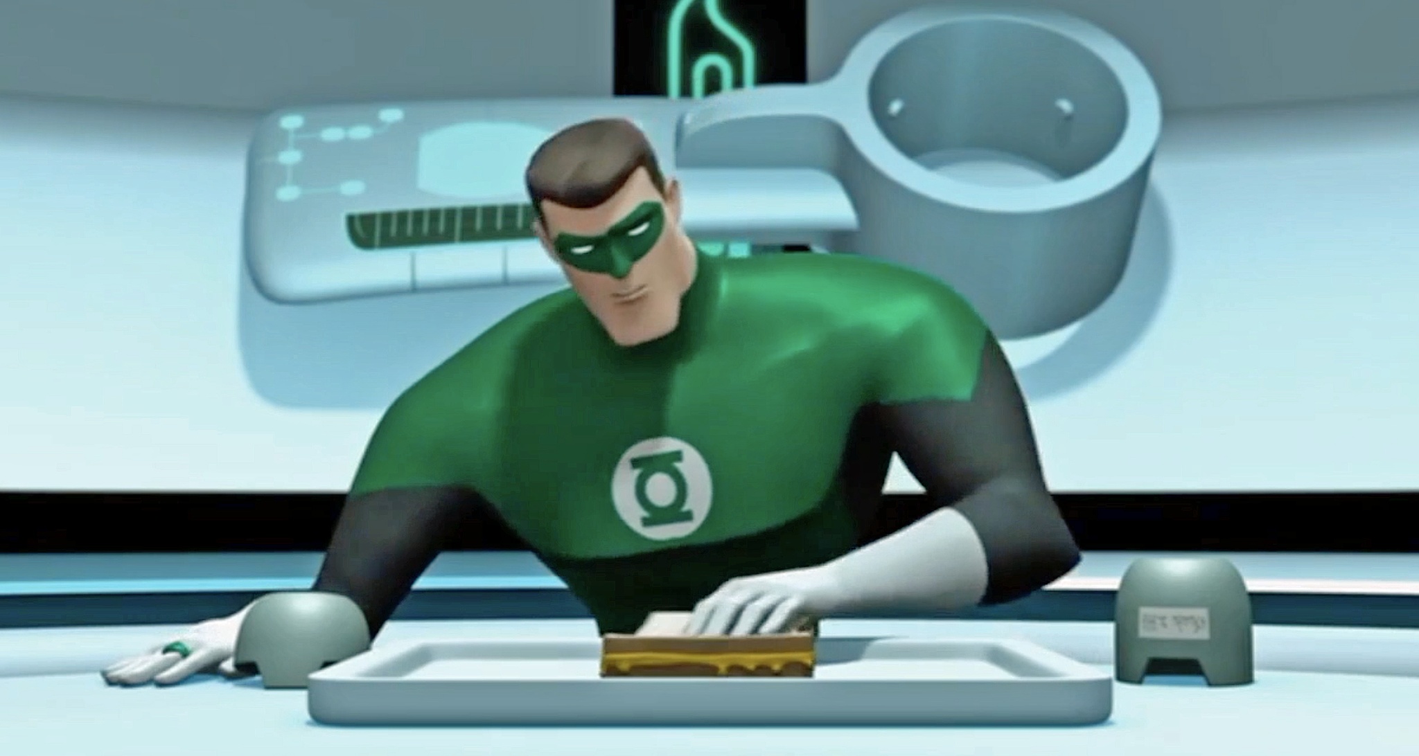 Superheroes Eating Food