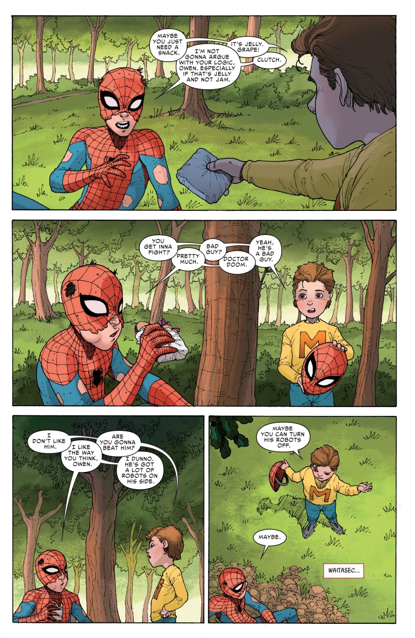 Maybe you just need a snack – Superheroes Eating Food