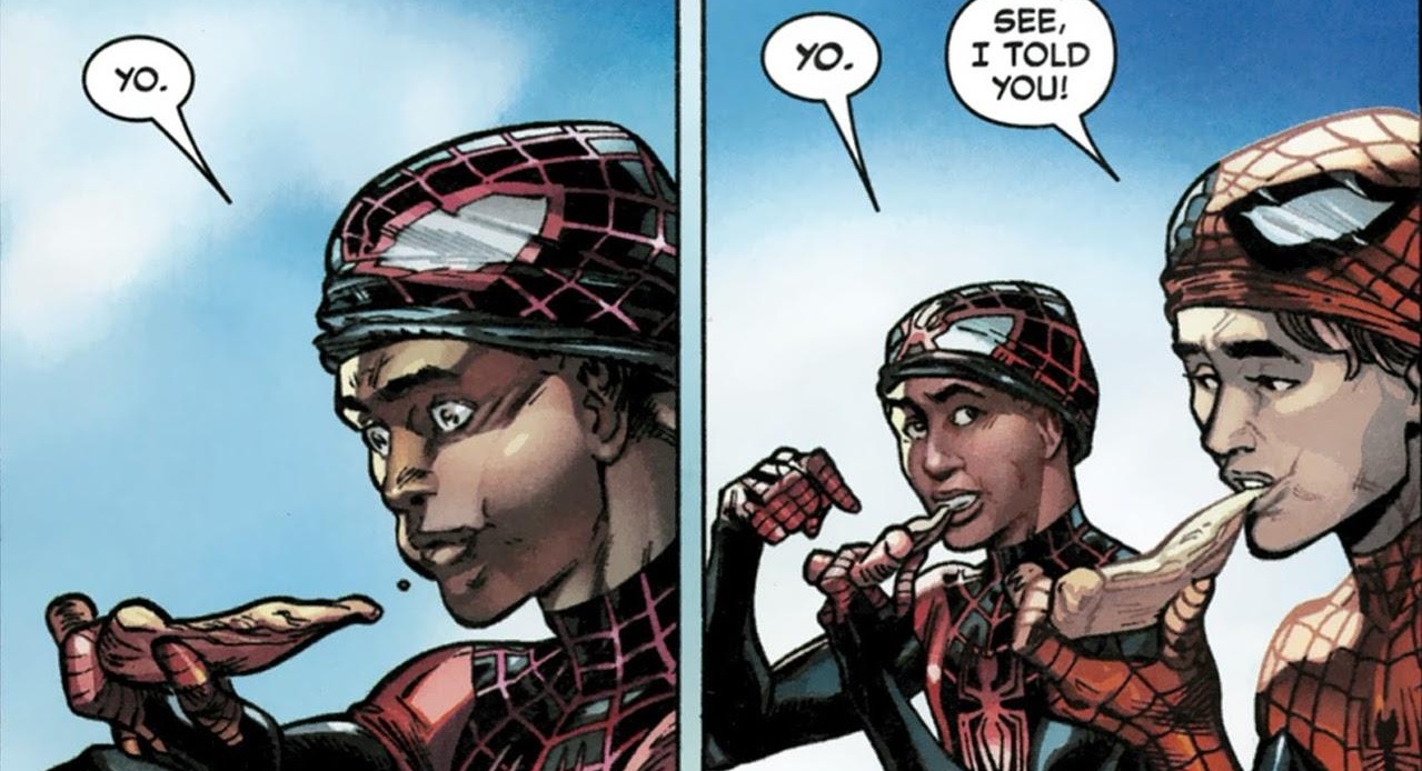 Spider-Man – Superheroes Eating Food